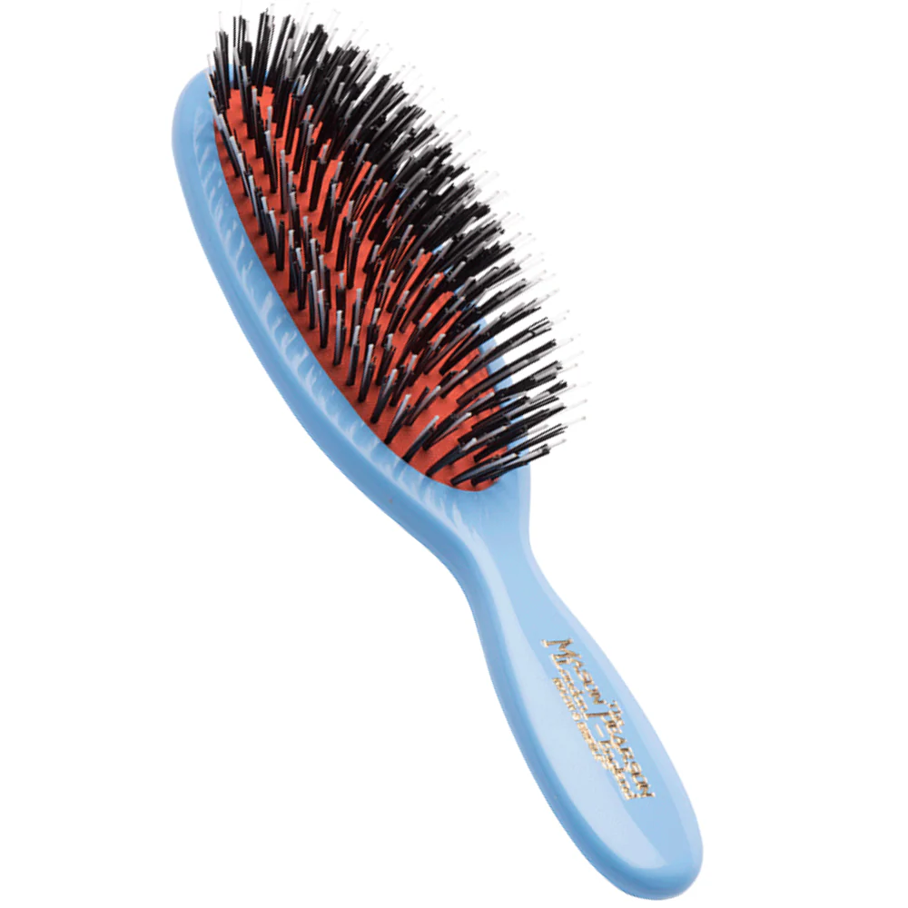 Mason Pearson Pocket Bristle & Nylon Hairbrush Blue BN4 – Justmylook