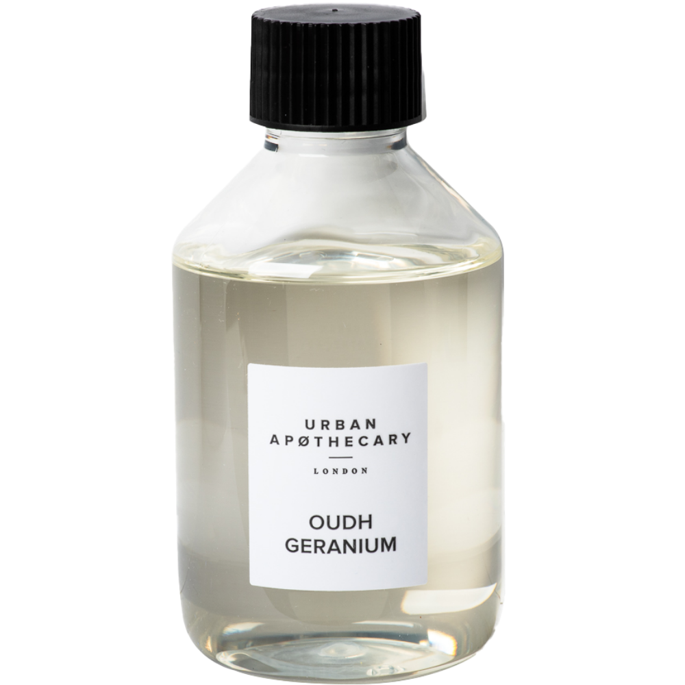 Urban Apothecary Oudh Geranium Signature Reed Diffuser Refill 200ml – Justmylook