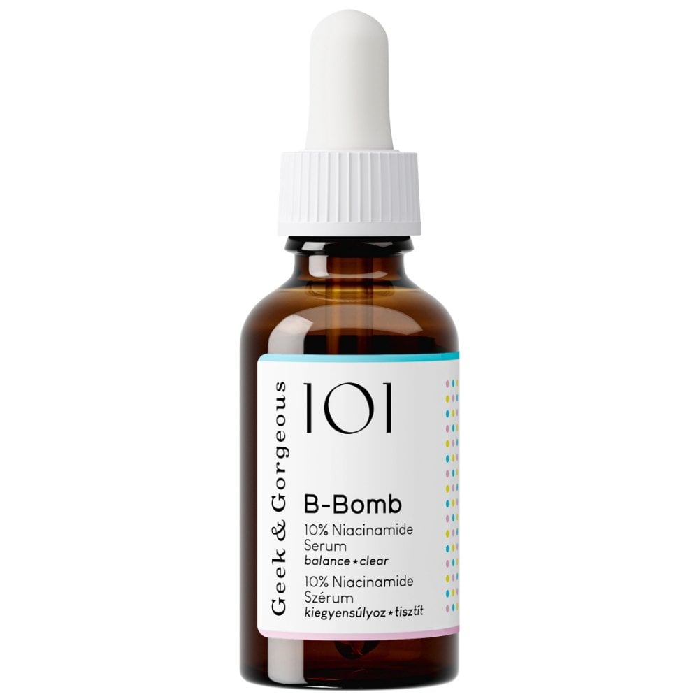 Geek & Gorgeous 101 B-Bomb 10% Niacinamide Serum 30ml – Justmylook
