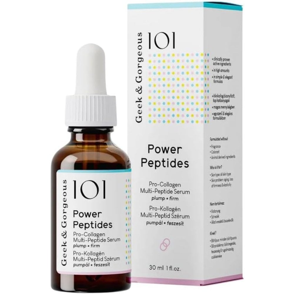 Geek & Gorgeous 101 Power Peptides Pro-Collagen Multi-Peptide Serum 30 ...