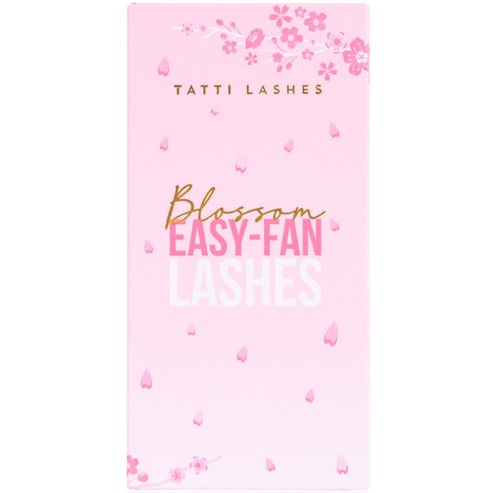 Tatti Lashes Mixed Length D Curl 0.03 Blossom Easy-Fan Individual Lash ...