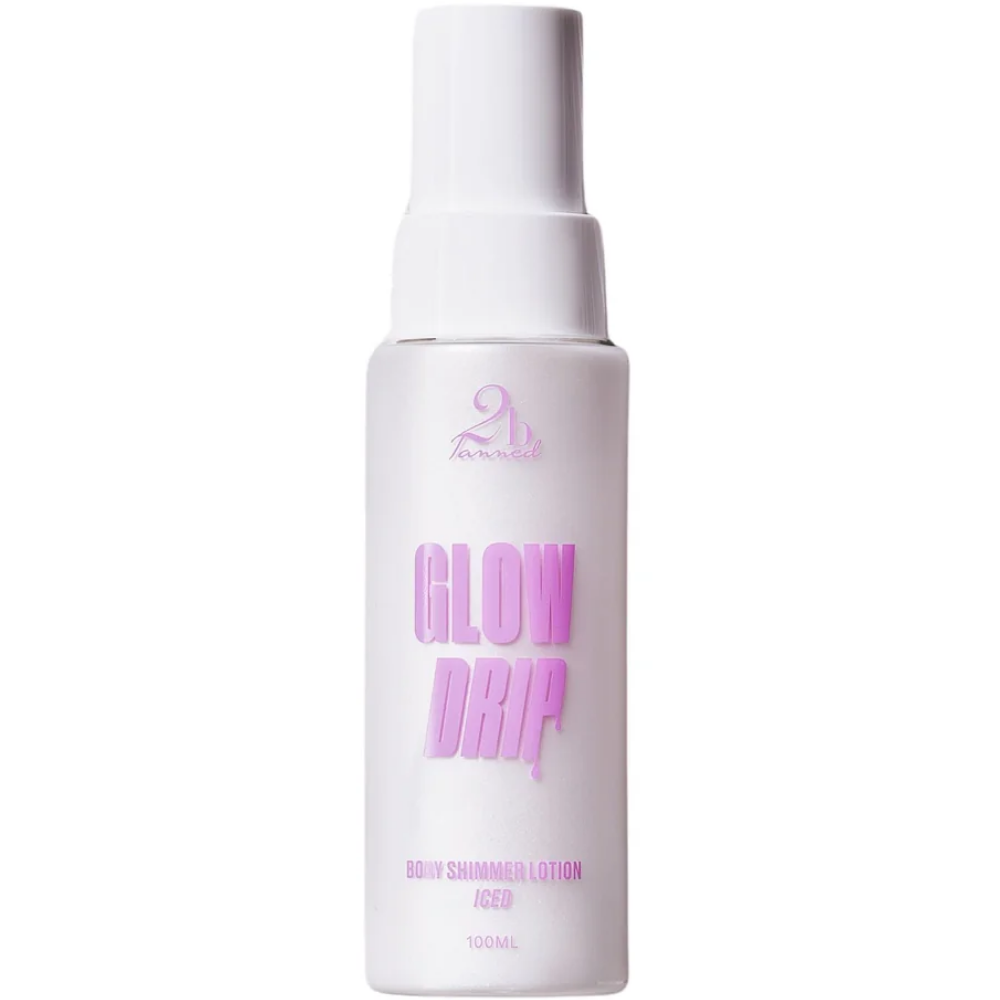 2BTanned Glow Drip Body Shimmer Lotion Iced 100ml – Justmylook