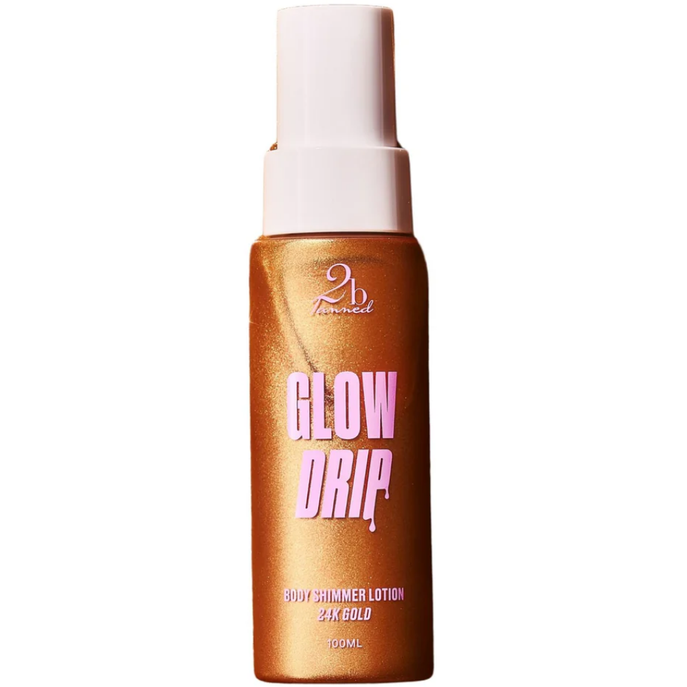 2BTanned Glow Drip Body Shimmer Lotion 24K Gold 100ml – Justmylook