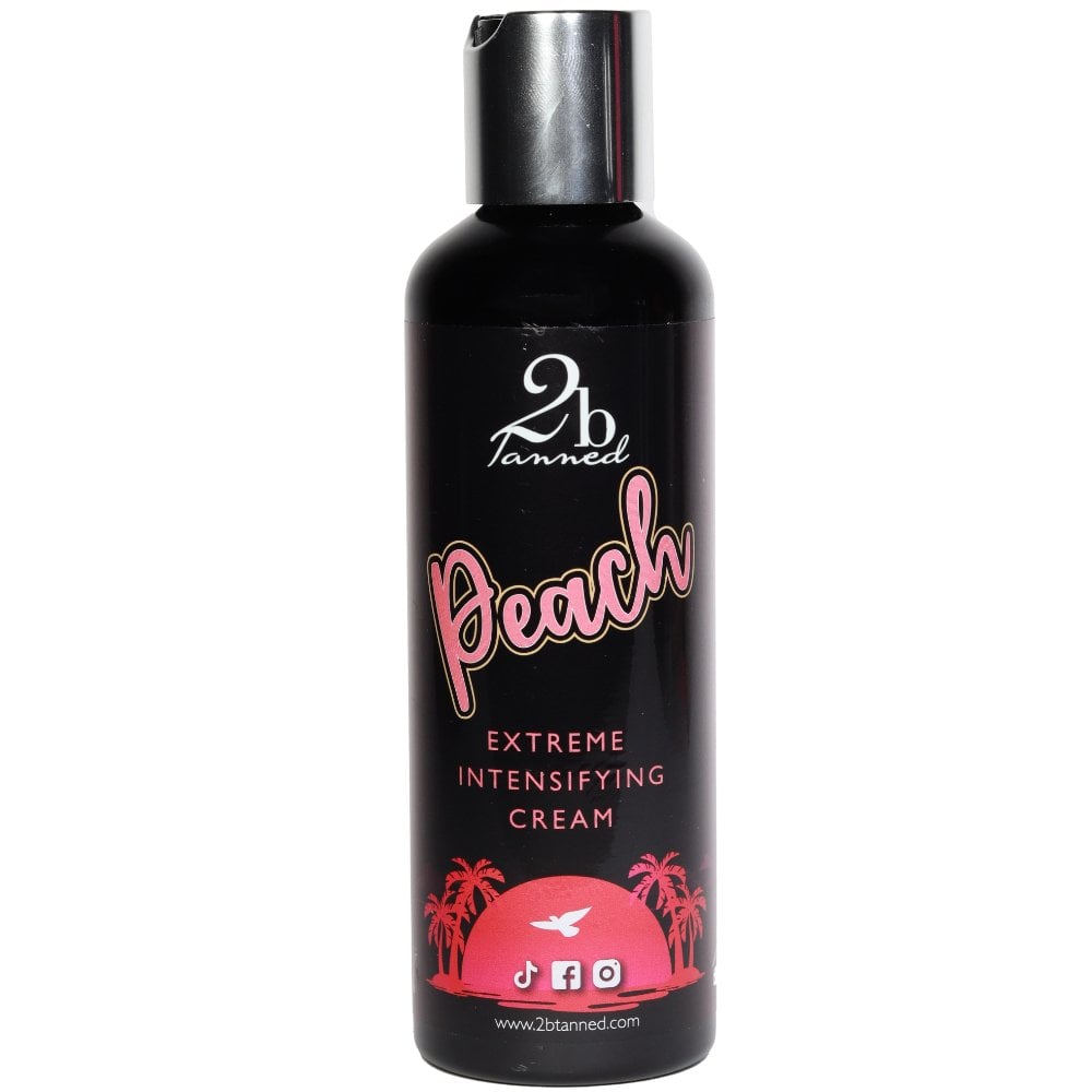 2BTanned Extreme Intensifying Cream Peach Tanning Accelerator 200ml ...