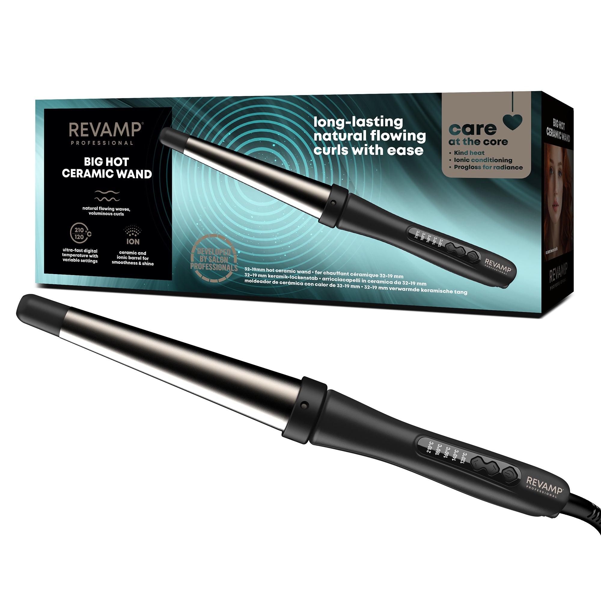 Revamp Big Hot Ceramic Curling Wand – Justmylook