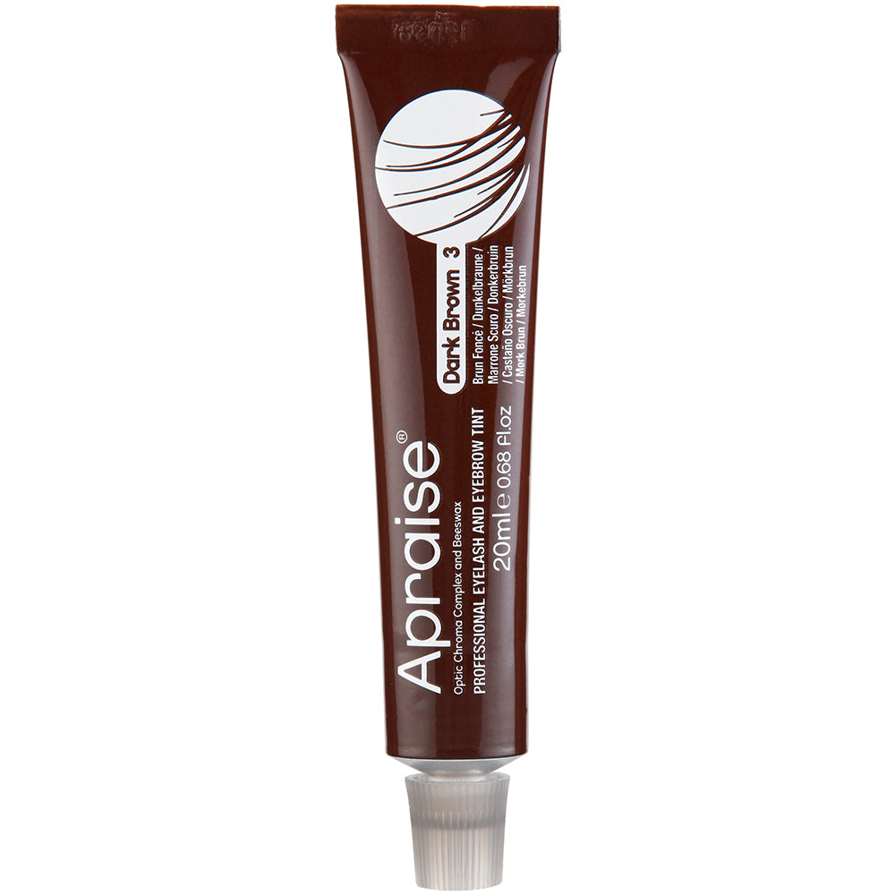 Apraise Professional Eyelash & Eyebrow Tint 3 Dark Brown 20ml – Justmylook