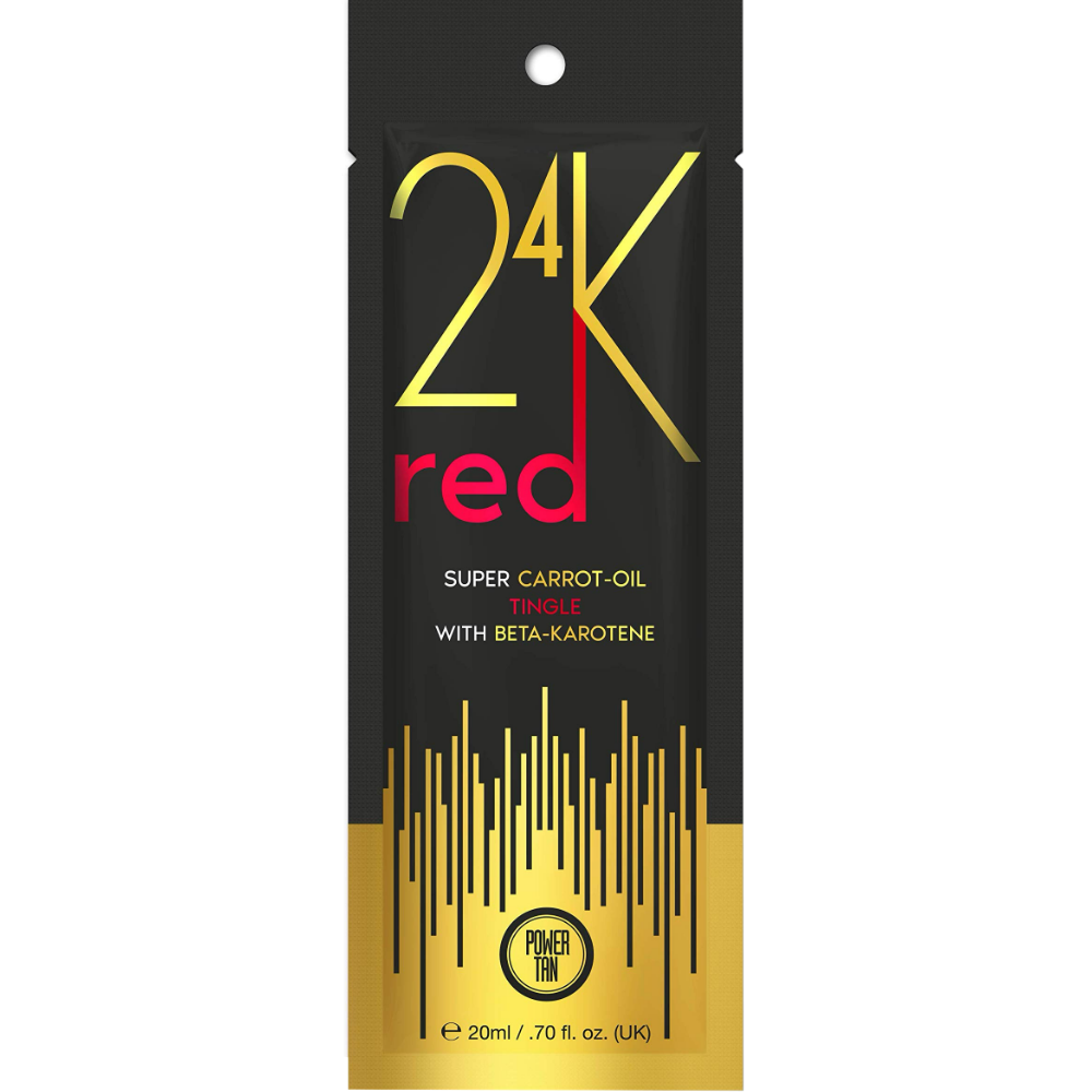 Power Tan 24K Red Super Carrot Oil Tingling Tanning Accelerator Sachet ...