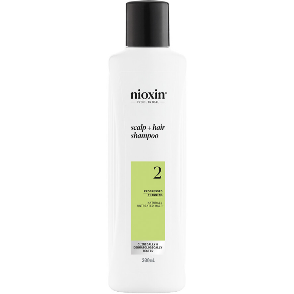 Nioxin System 2 Cleanser Shampoo for Natural Hair with Progressed Thin ...
