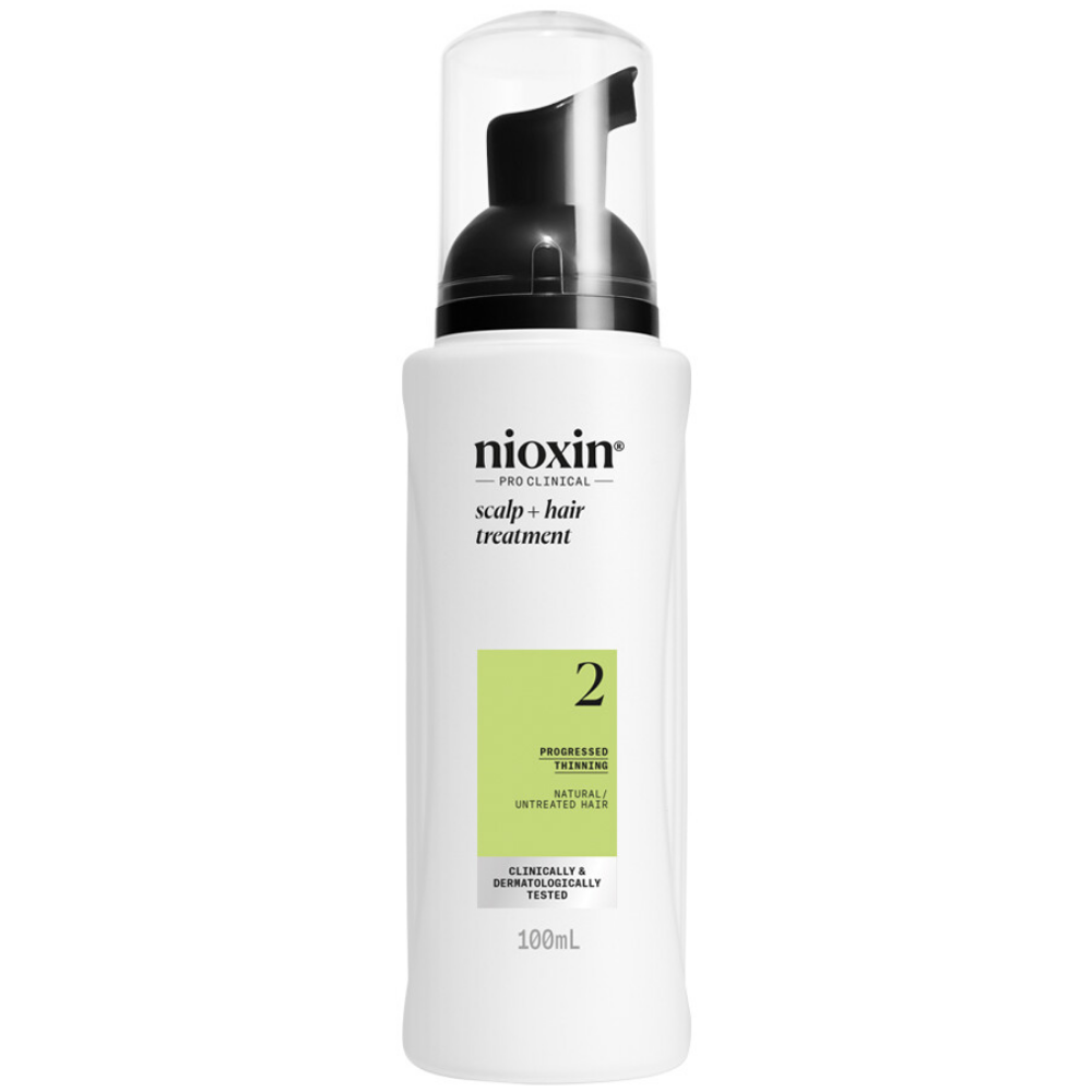 Nioxin System 2 Scalp & Hair Leave-In Treatment for Natural Hair with ...