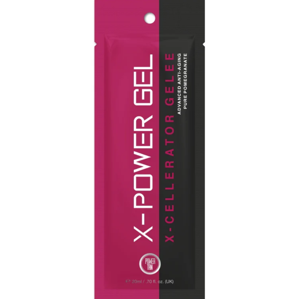 Power Tan X-Power Gel X-Cellerator Gelee Tanning Accelerator Sachet 20 ...