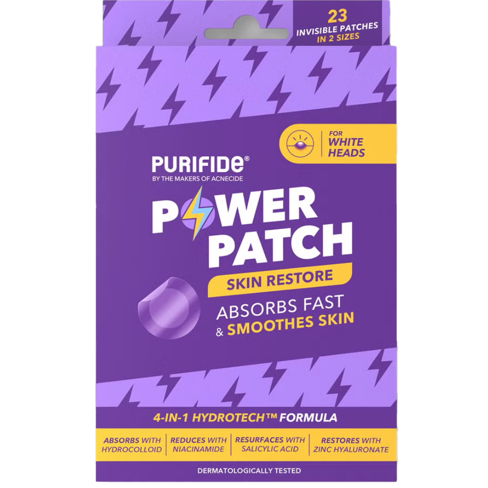 Acnecide + Purifide Power Patch Skin Restore Hydrocolloid Pimple Patch ...