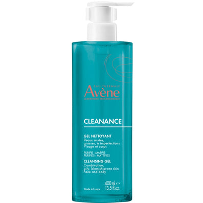 Avene Cleanance Cleansing Gel Cleanser 400ml – Justmylook