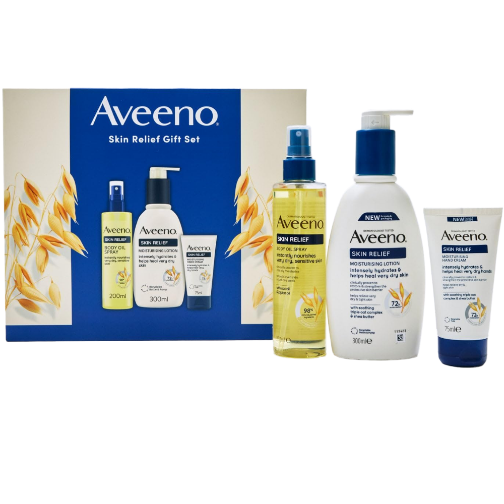 Aveeno Skin Relief Range 3 Piece Gift Set – Justmylook