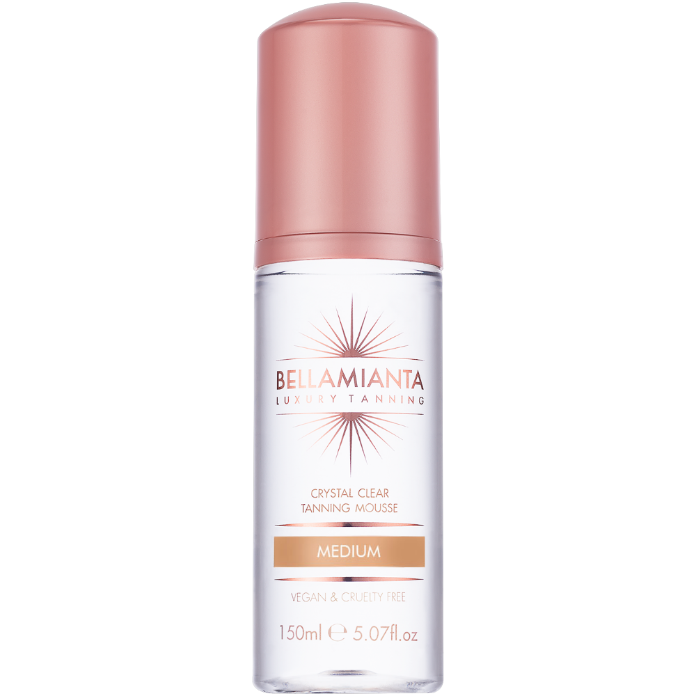 Bellamianta Crystal Clear Tanning Mousse Medium 150ml – Justmylook