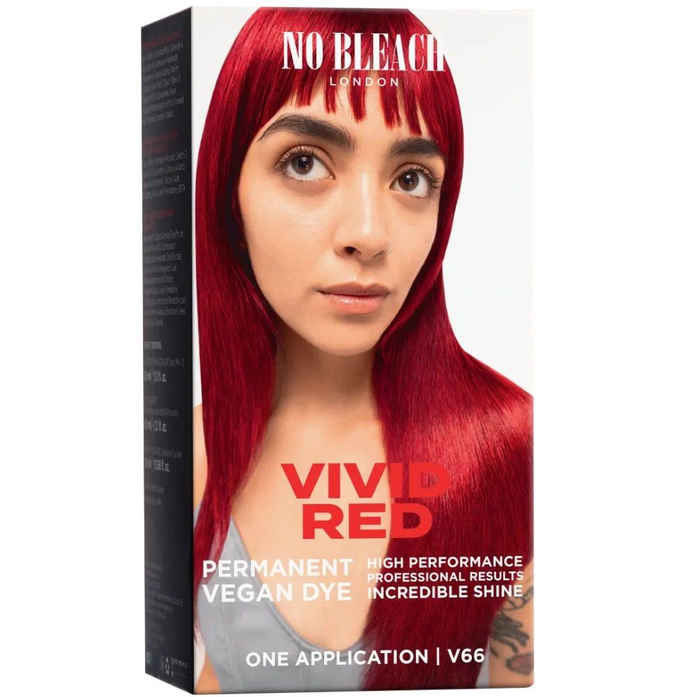 Bleach London Vivid Red Permanent Hair Dye Kit – Justmylook