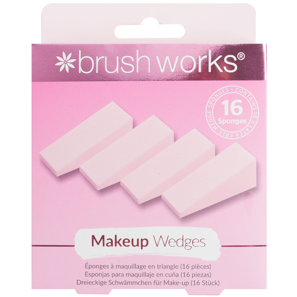 Brushworks Makeup Wedges Pack of 16 – Justmylook