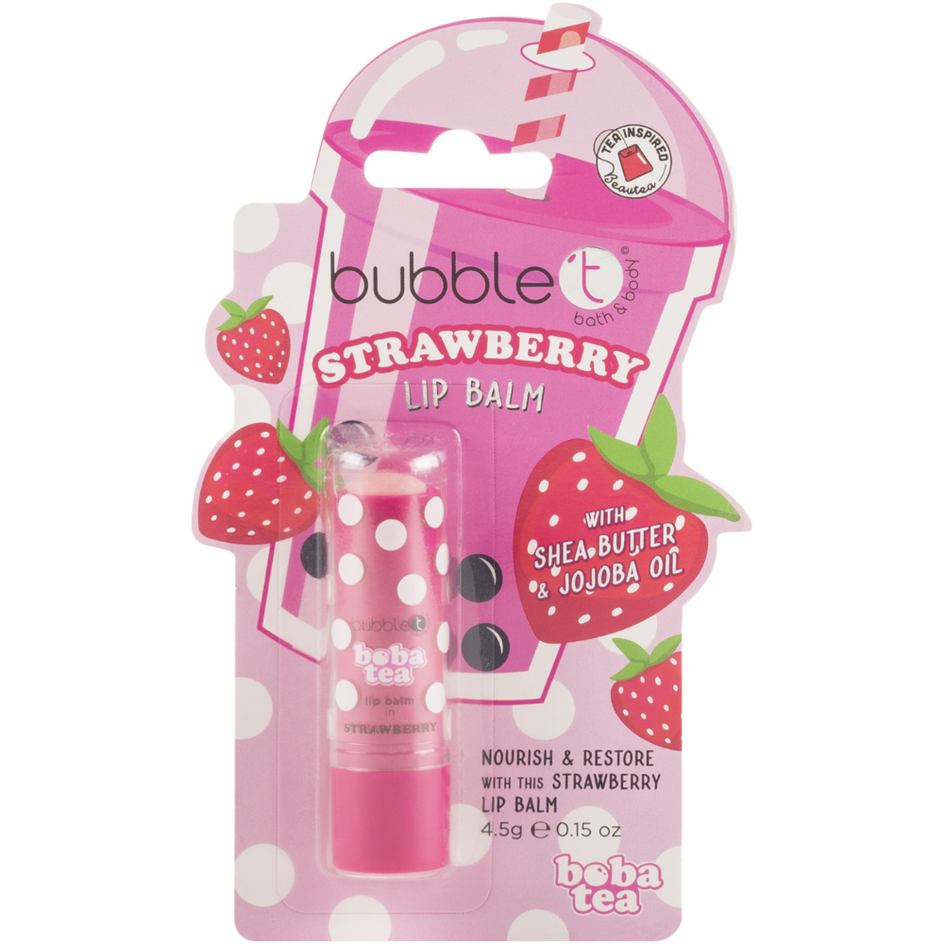 Bubble T Cosmetics Boba Tea Lip Balm Strawberry 4.5g – Justmylook