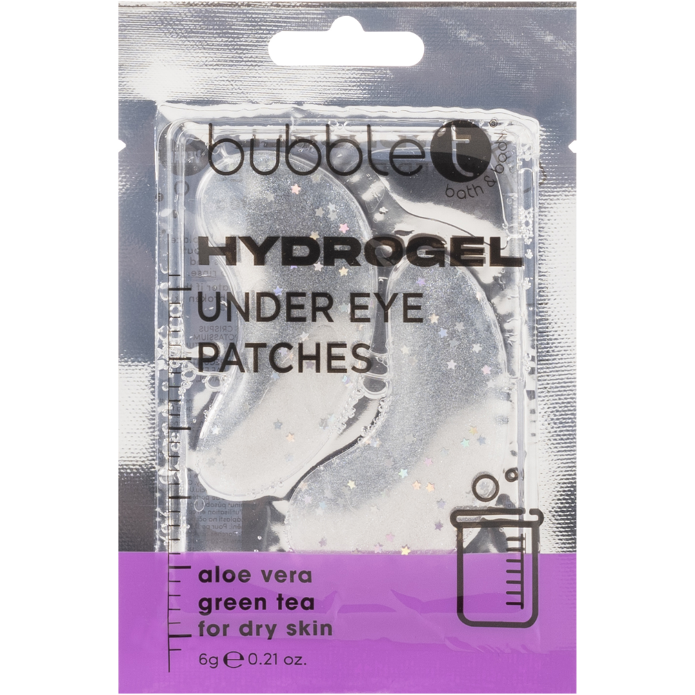 Bubble T Cosmetics Hydrogel Aloe Vera & Green Tea Under Eye Patches 1 ...