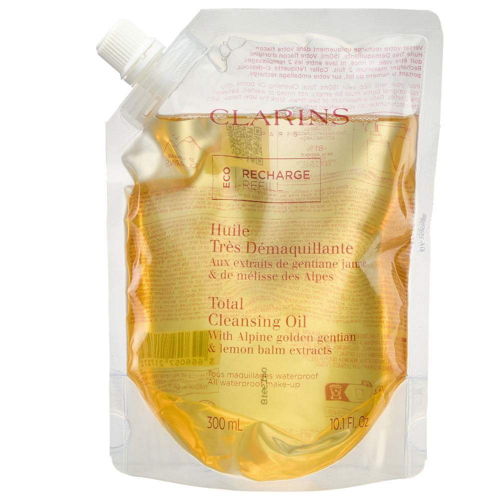 Clarins Total Cleansing Oil Refill Pouch 300ml – Justmylook