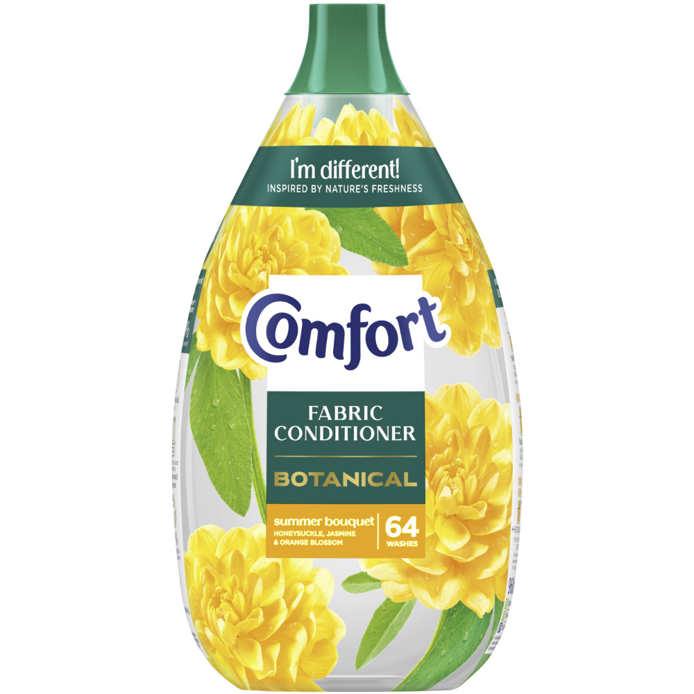 Comfort Botanical Freshness Summer Bouquet Fabric Conditioner 64 Washe ...