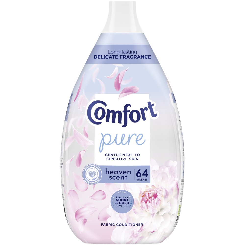 Comfort Pure Heaven Scent Fabric Conditioner 64 Washes 960ml – Justmylook