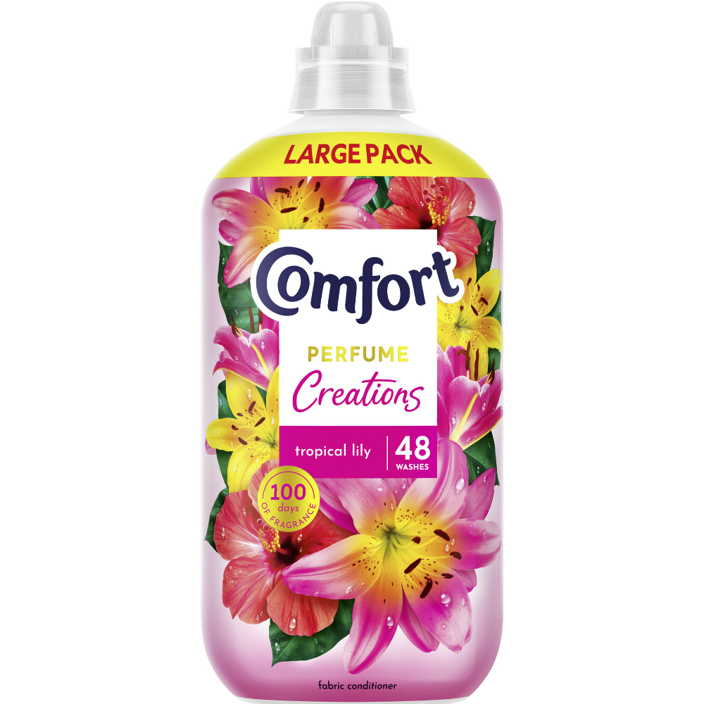 Comfort Perfume Creations Tropical Lily Fabric Conditioner 48 Washes 1 ...