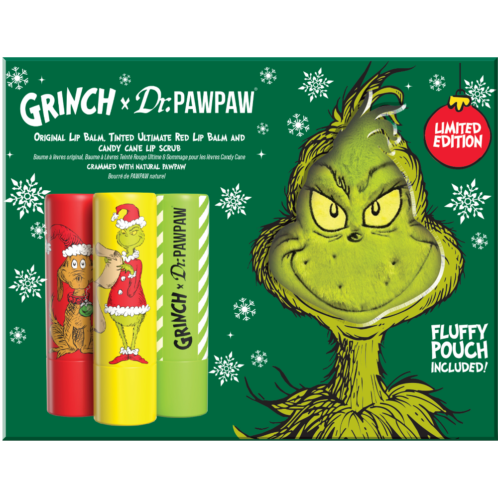 Dr. PawPaw X The Grinch Green Lip Care Gift Set – Justmylook