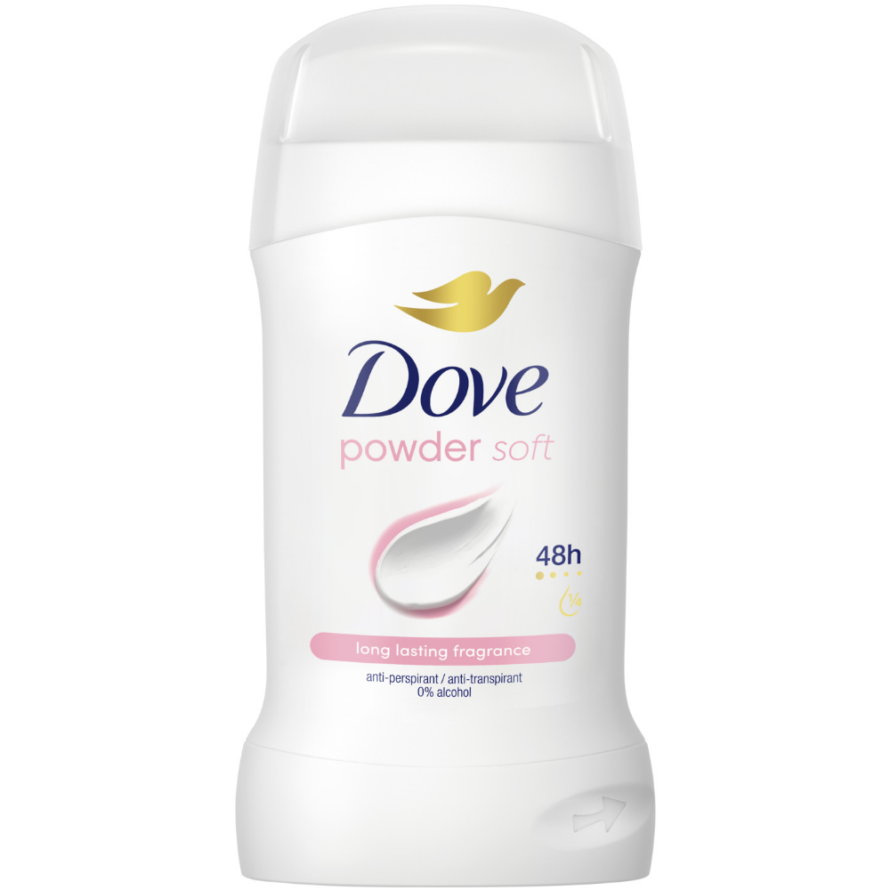 Dove Powder Soft 48h Anti-Perspirant Deodorant Stick 50ml – Justmylook
