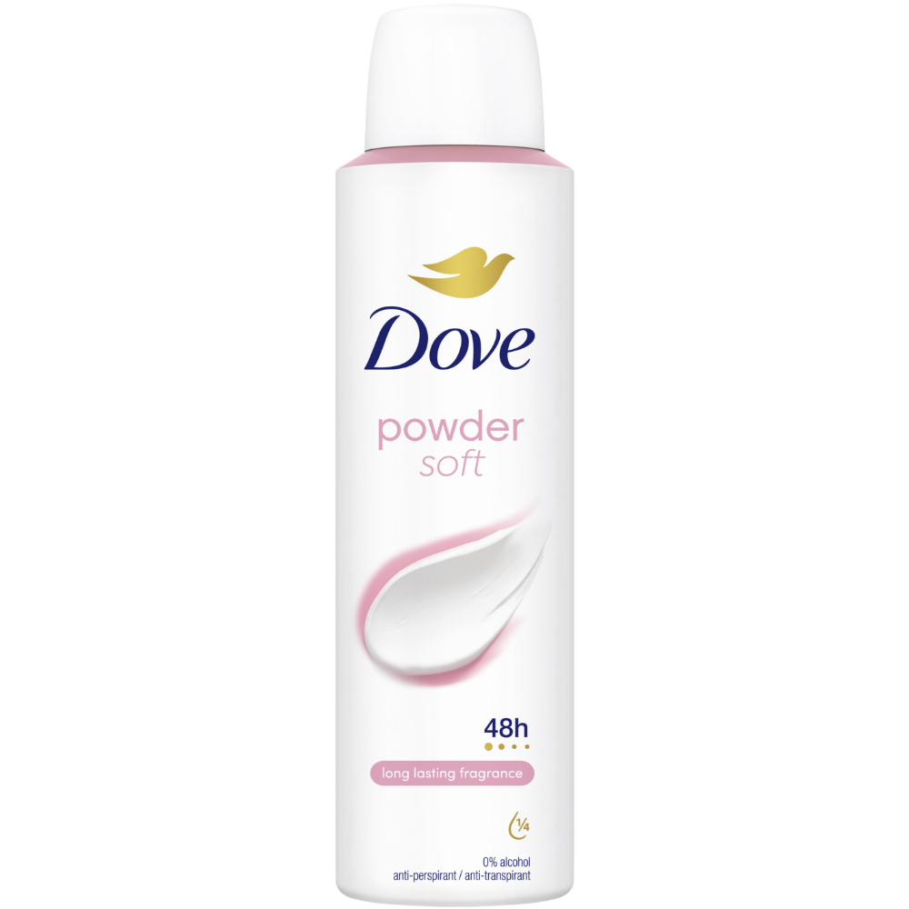 Dove Powder Soft 48h Anti-Perspirant Deodorant Spray 150ml – Justmylook
