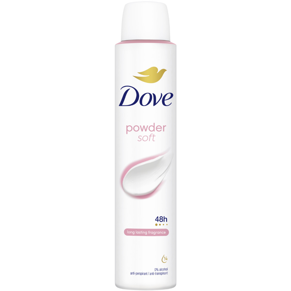 Dove Powder Soft 48h Anti-Perspirant Deodorant Spray 200ml – Justmylook