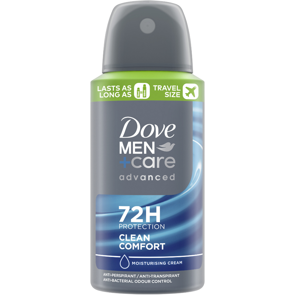 Dove Men+Care Advanced 72h Clean Comfort Anti-Perspirant Deodorant ...