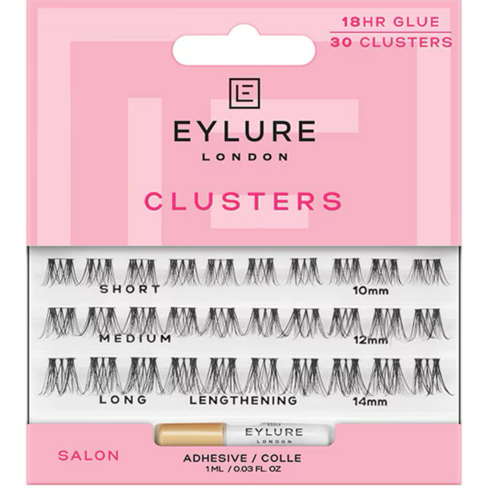 Eylure Salon Clusters Individual Lash Clusters Lengthening Black x30 ...