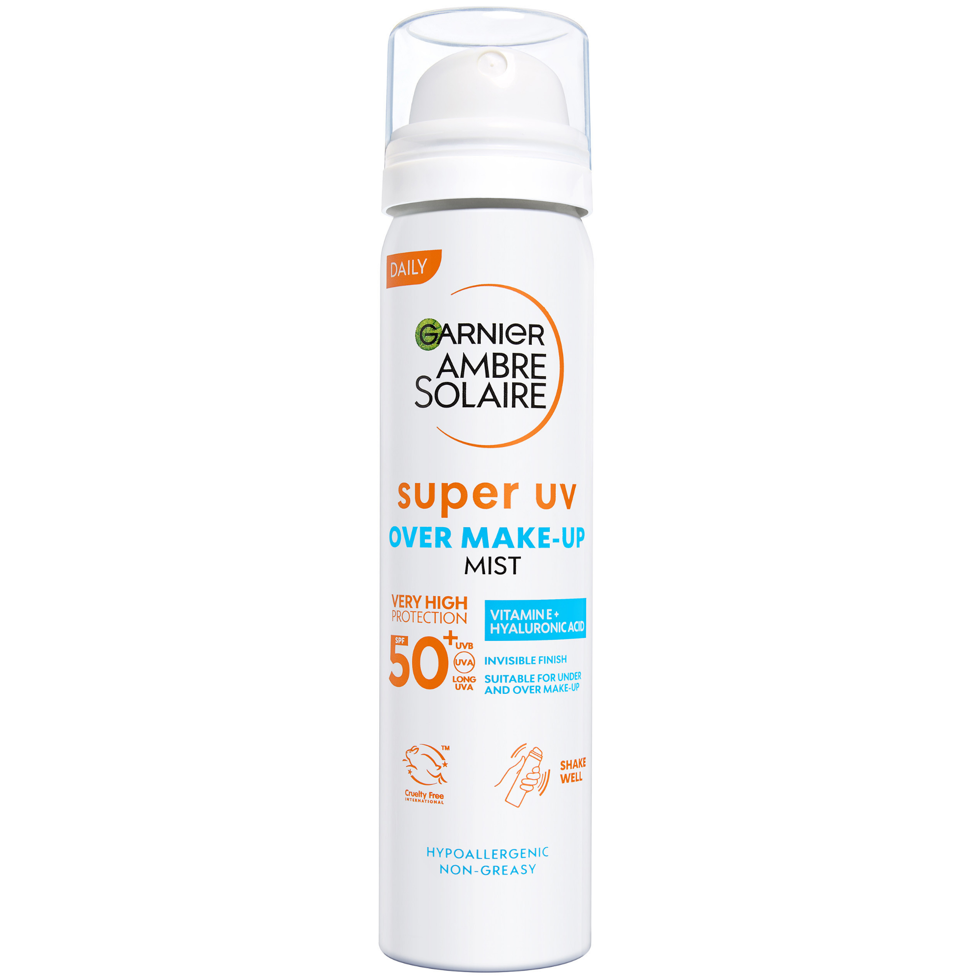 Garnier Ambre Solaire Super UV Over Makeup Mist SPF50+ 75ml – Justmylook