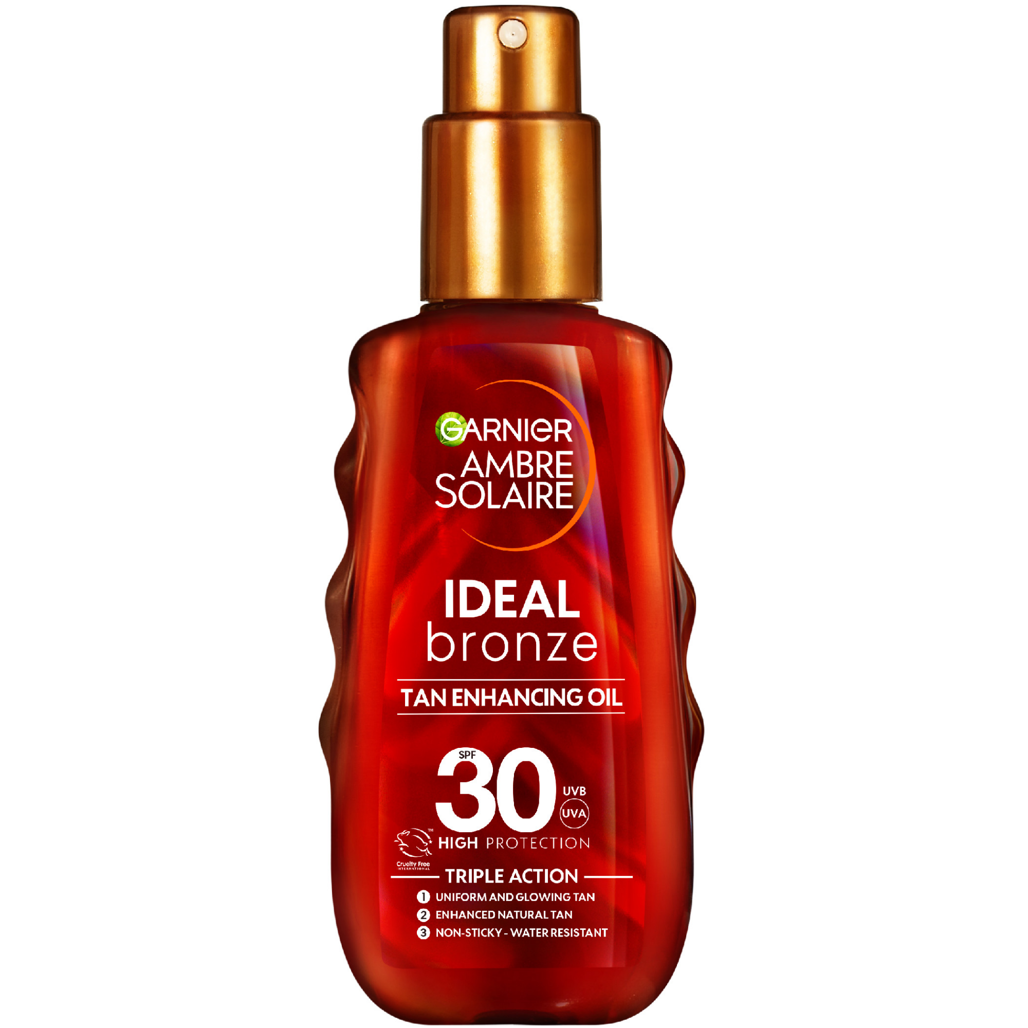 Garnier Ambre Solaire Ideal Bronze Tan Enhancing Protection Oil SPF30 ...