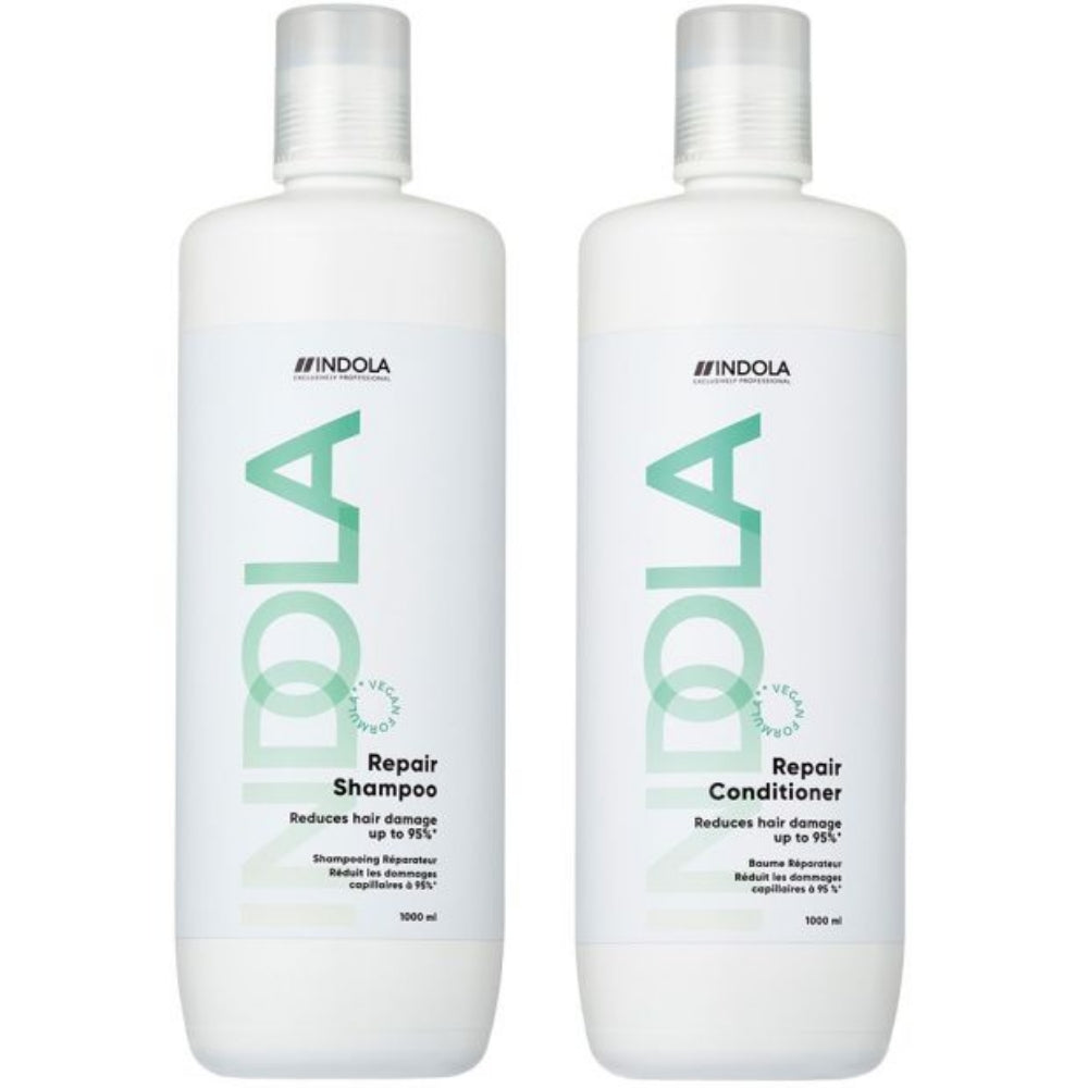 Indola Repair Shampoo & Conditioner Twin 2 x 1000ml – Justmylook