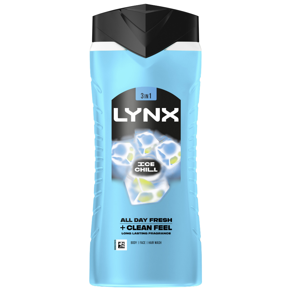 Lynx XXL Ice Chill 3 In 1 Shower Gel 500ml – Justmylook