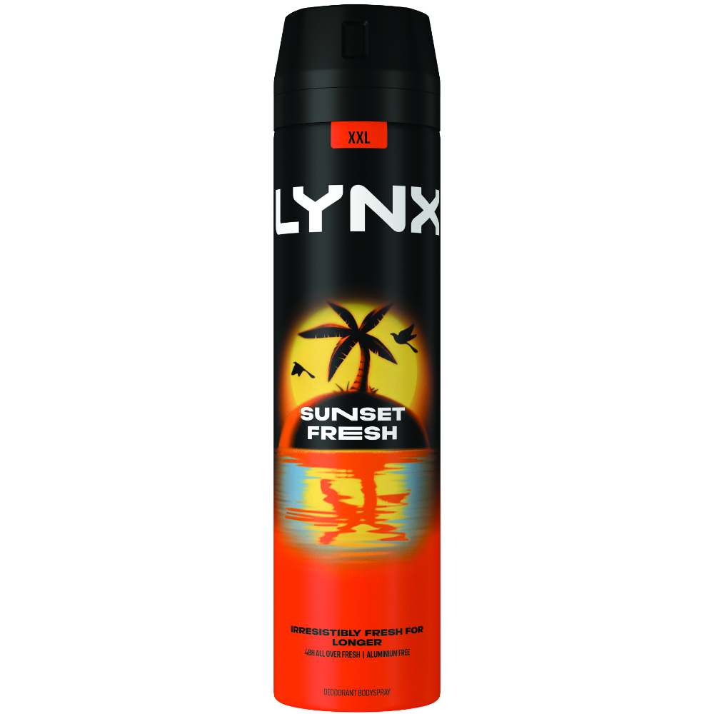 Lynx XXL Sunset Fresh 72h Mango & Mandarin Deodorant Body Spray 250ml ...