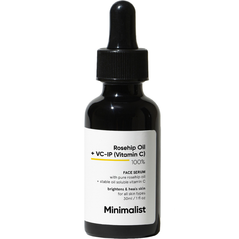 Minimalist Rosehip Oil & Vitamin C 100% Face Serum 30ml – Justmylook