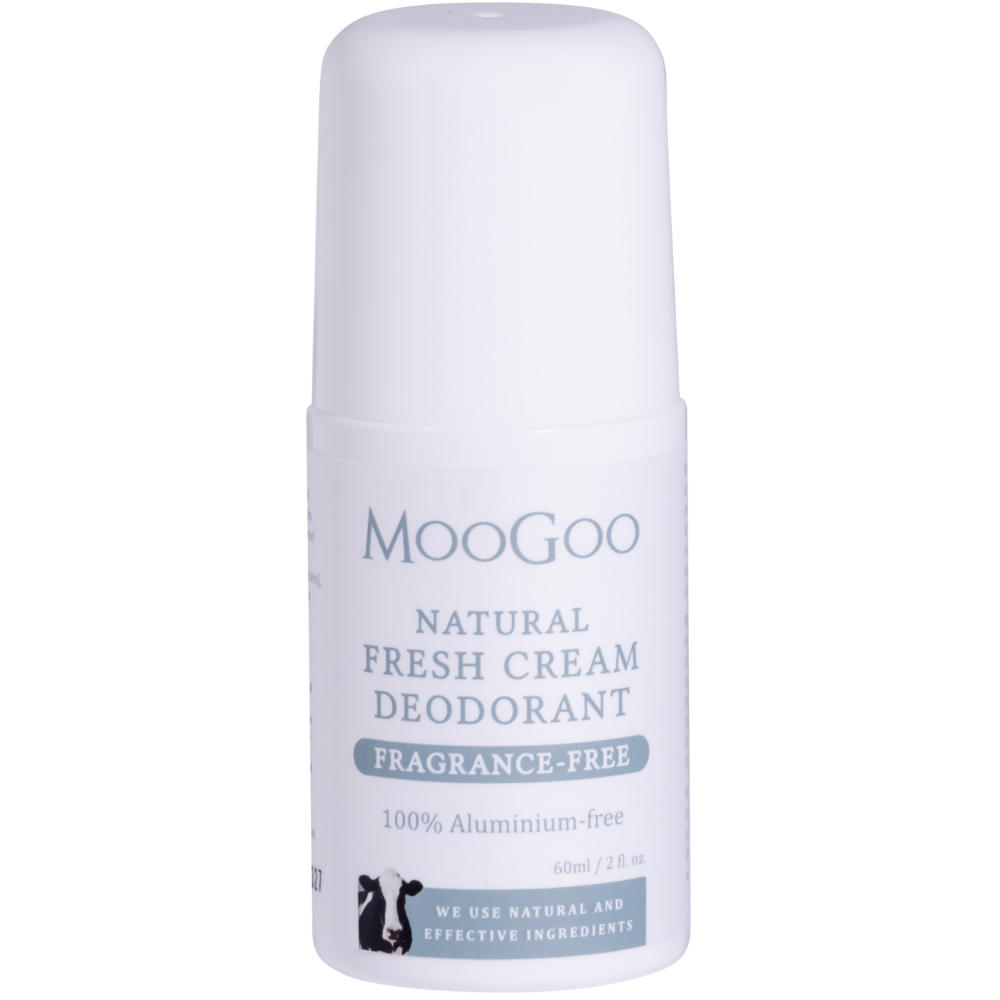 MooGoo Natural Fresh Cream Aluminium Free Deodorant Sensitive & Fragra ...