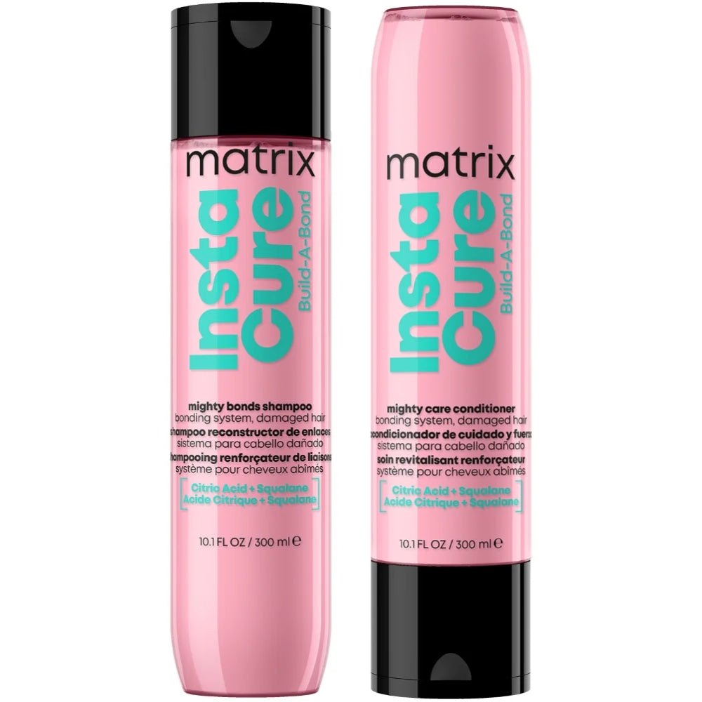 Matrix Instacure Build-A-Bond Mighty Bonds Shampoo & Conditioner Twin ...