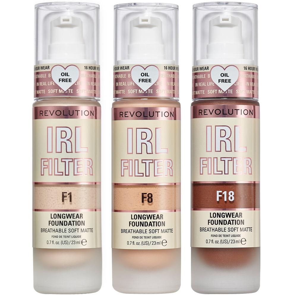 Makeup Revolution IRL Filter Longwear Foundation 23ml – Justmylook