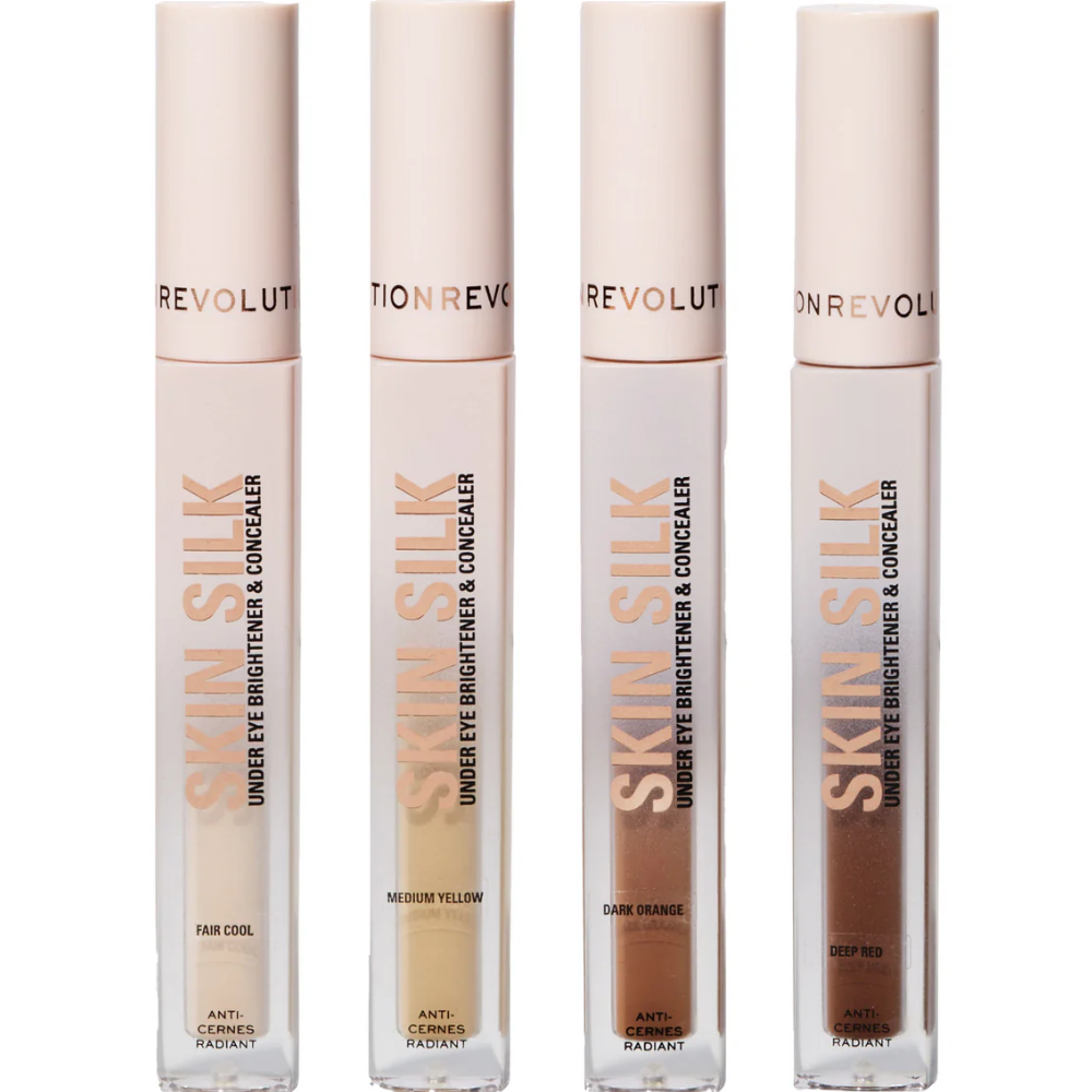 Makeup Revolution Skin Silk Under Eye Brightener & Concealer 4ml ...