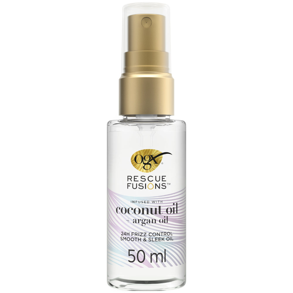 OGX Rescue Fusions 24h Frizz Control Smooth & Sleek Oil 50ml – Justmylook