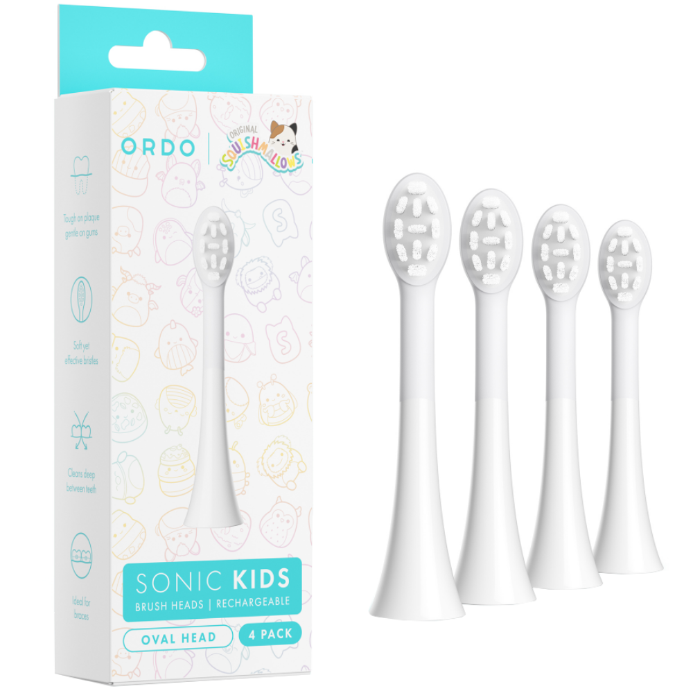 Ordo Sonic Kids Brush Heads White Pack of 4 – Justmylook