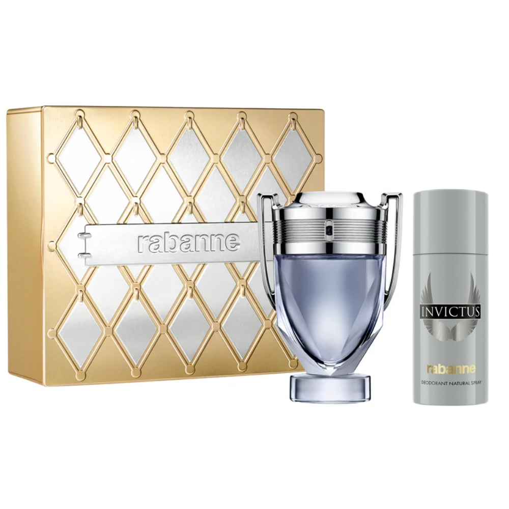 Paco Rabanne Invictus Eau De Toilette Gift Set 100ml – Justmylook