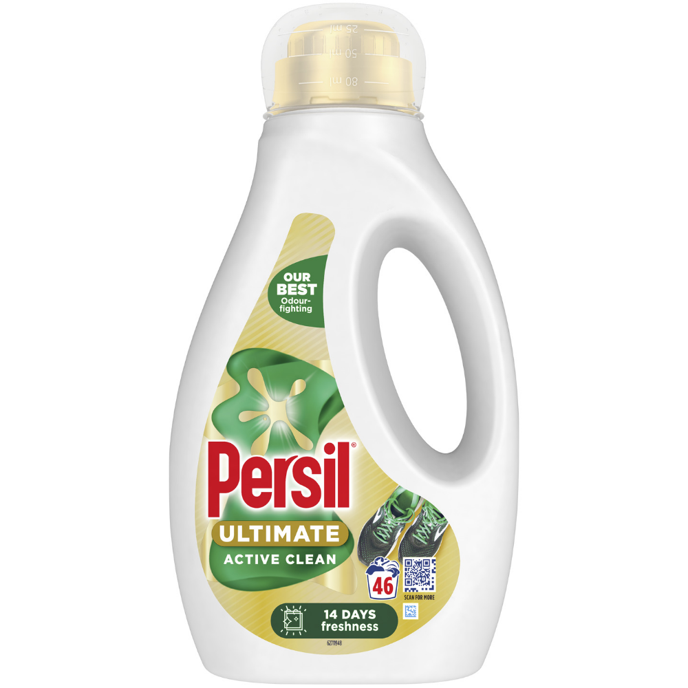Persil Ultimate Active Clean Bio Liquid Laundry Washing Detergent 46 W ...