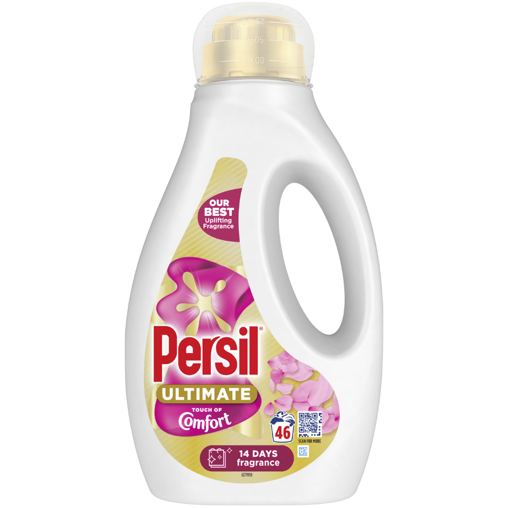 Persil Ultimate Touch Of Comfort Bio Liquid Laundry Washing Detergent ...