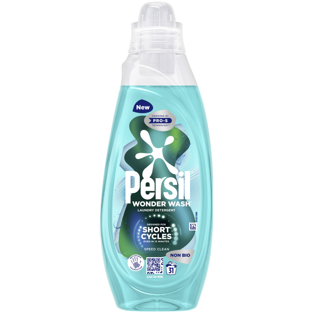 Persil Wonder Wash Speed Clean Non-Bio Liquid Laundry Detergent 31 Was ...
