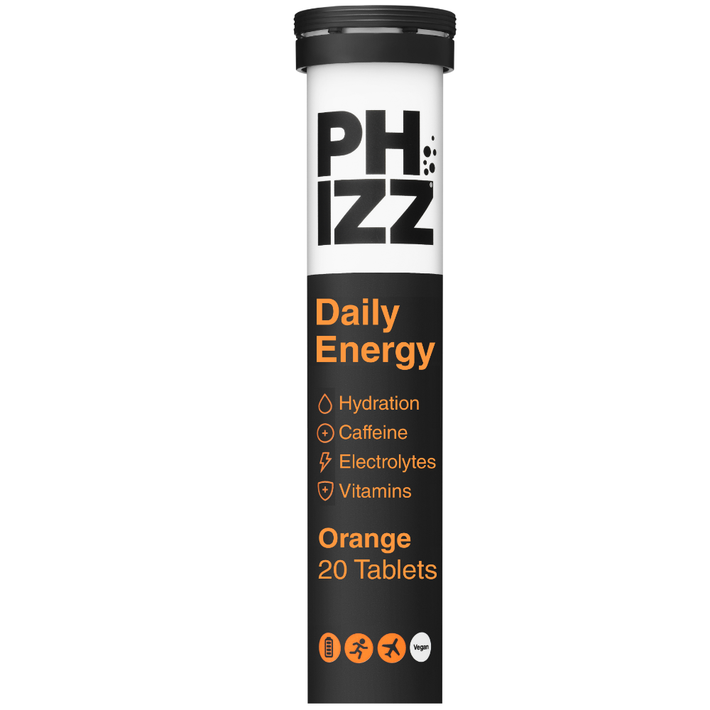 Phizz Daily Energy Hydration, Caffeine, Electrolytes & Vitamins Efferv ...