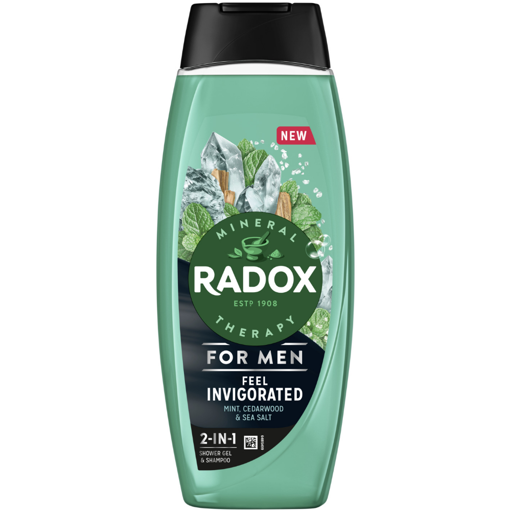 Radox Men 2-In-1 Shampoo & Shower Gel Feel Invigorated 450ml – Justmylook